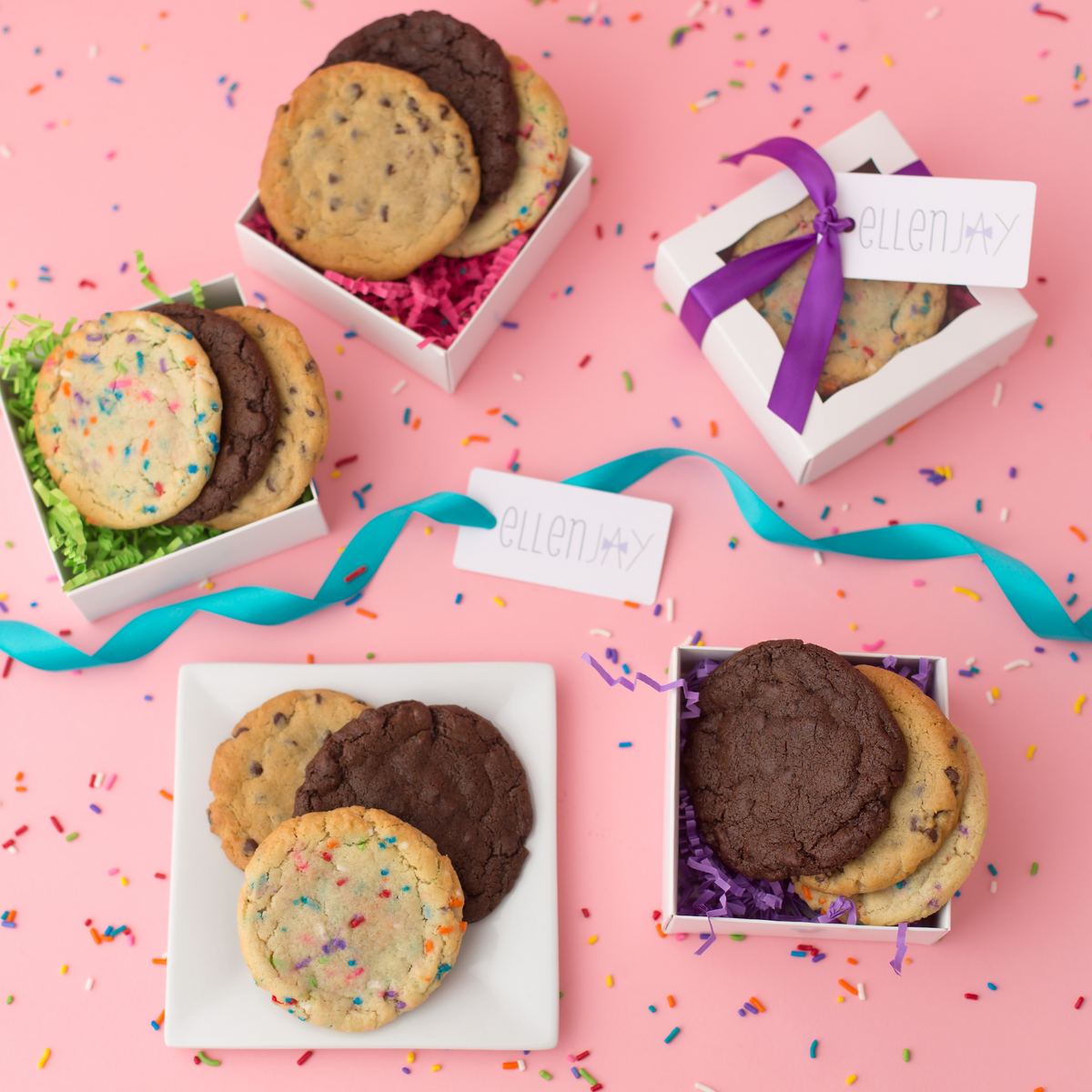 TRIO Classic Cookie Gift Boxes (Set of 5 boxes) – ellenjaycookies